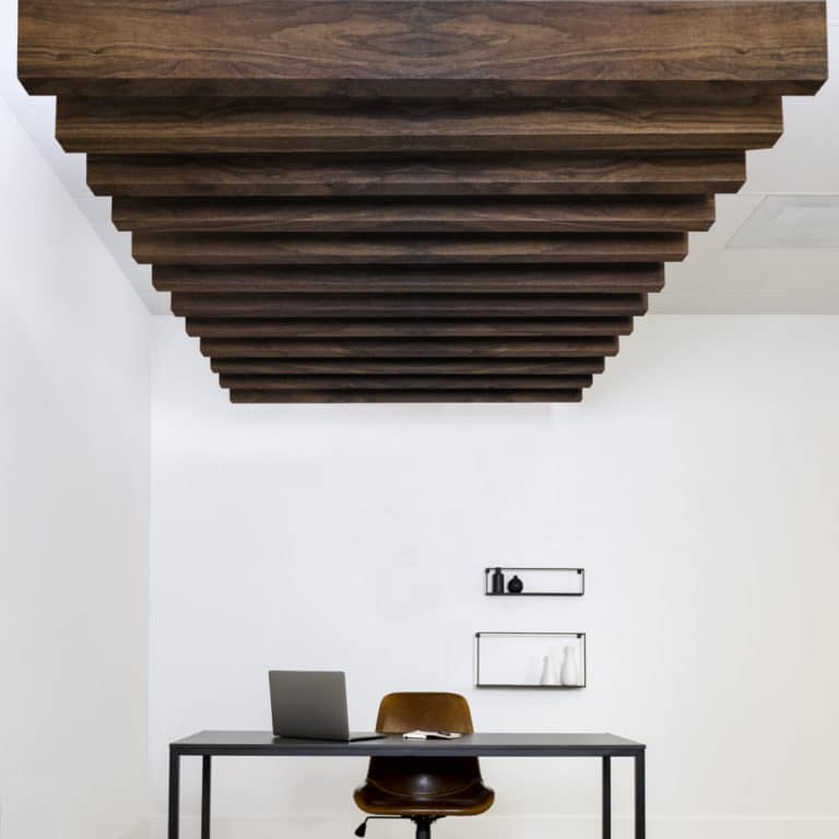 Joist LED Felt Ceiling Baffle - Acoustic Panels and Sound Masking | MPS