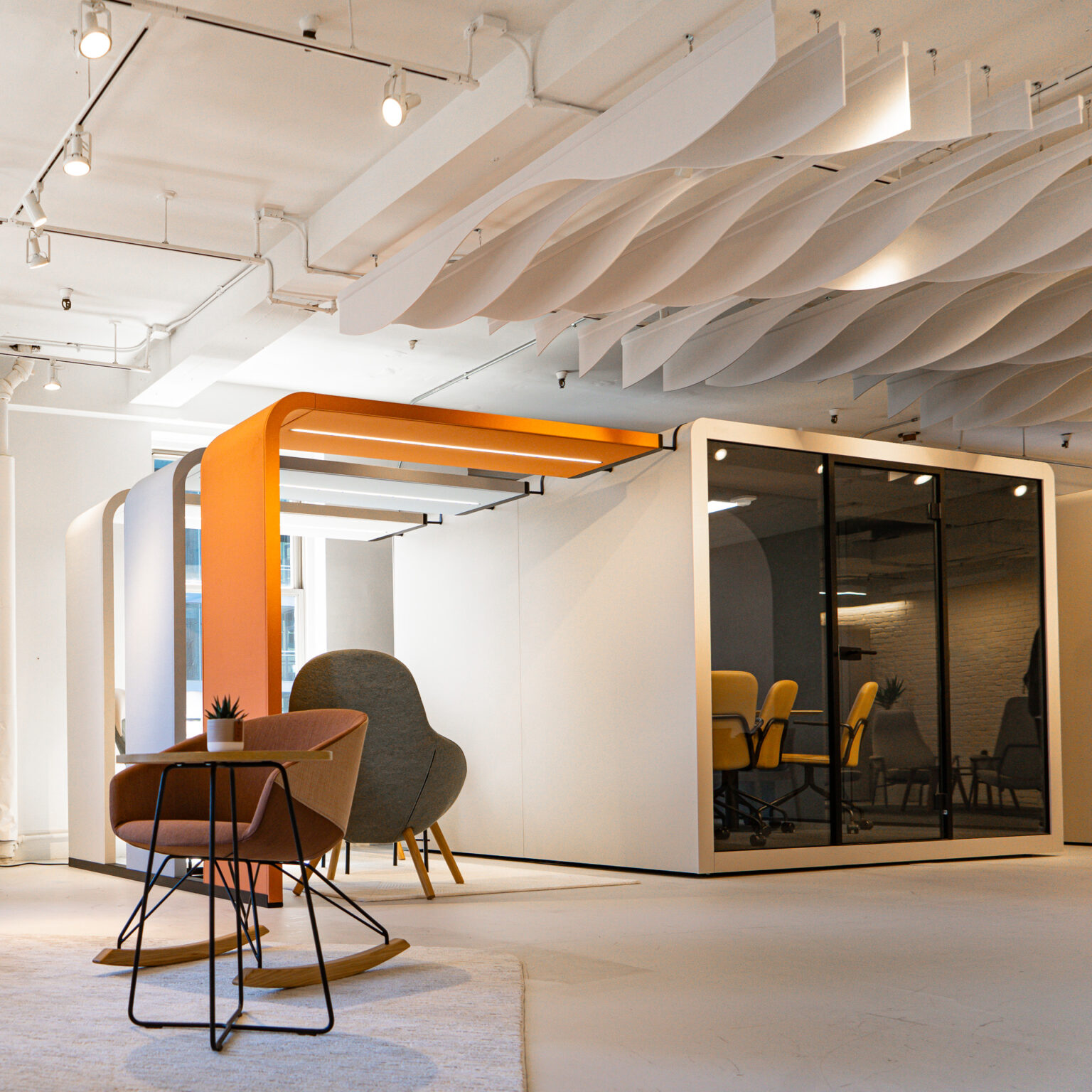 Straight Felt Ceiling Baffle - Acoustic Panels and Sound Masking | MPS